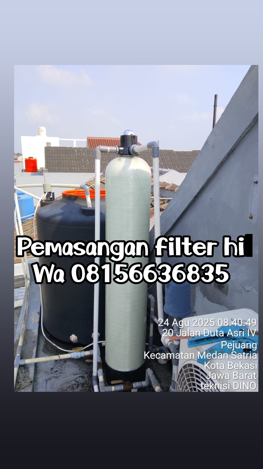 PASANG FILTER AIR HARAPAN INDAH BEKASI BARAT – NASYWAN FILTER – Jasa ...